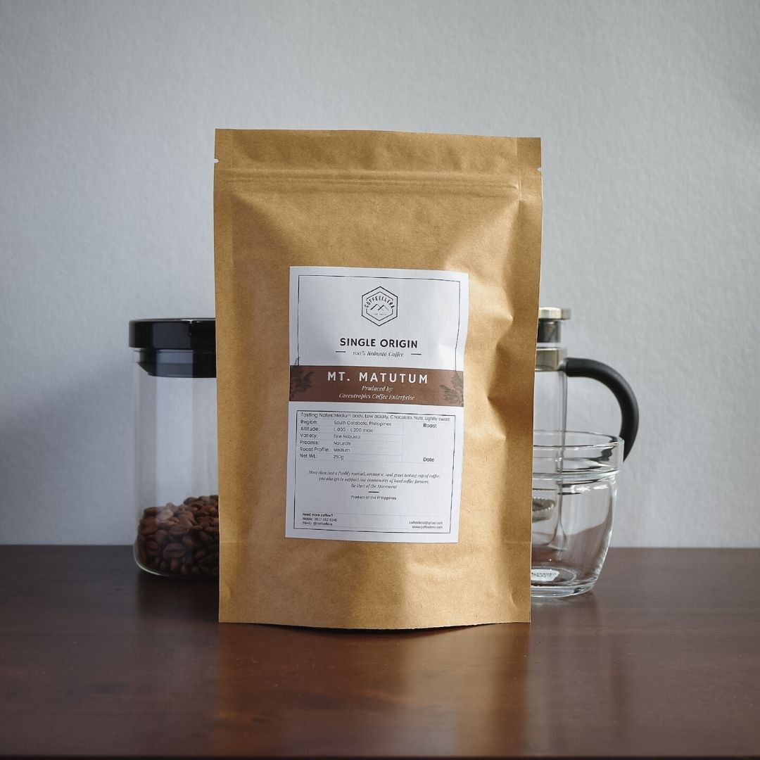 Mt. Matutum Fine Robusta Coffee Beans Single Origin Natural Processed